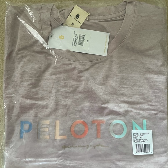 Peloton | Tops | Nwtib Pink Peloton X Spiritual Gangster Tank Med ...